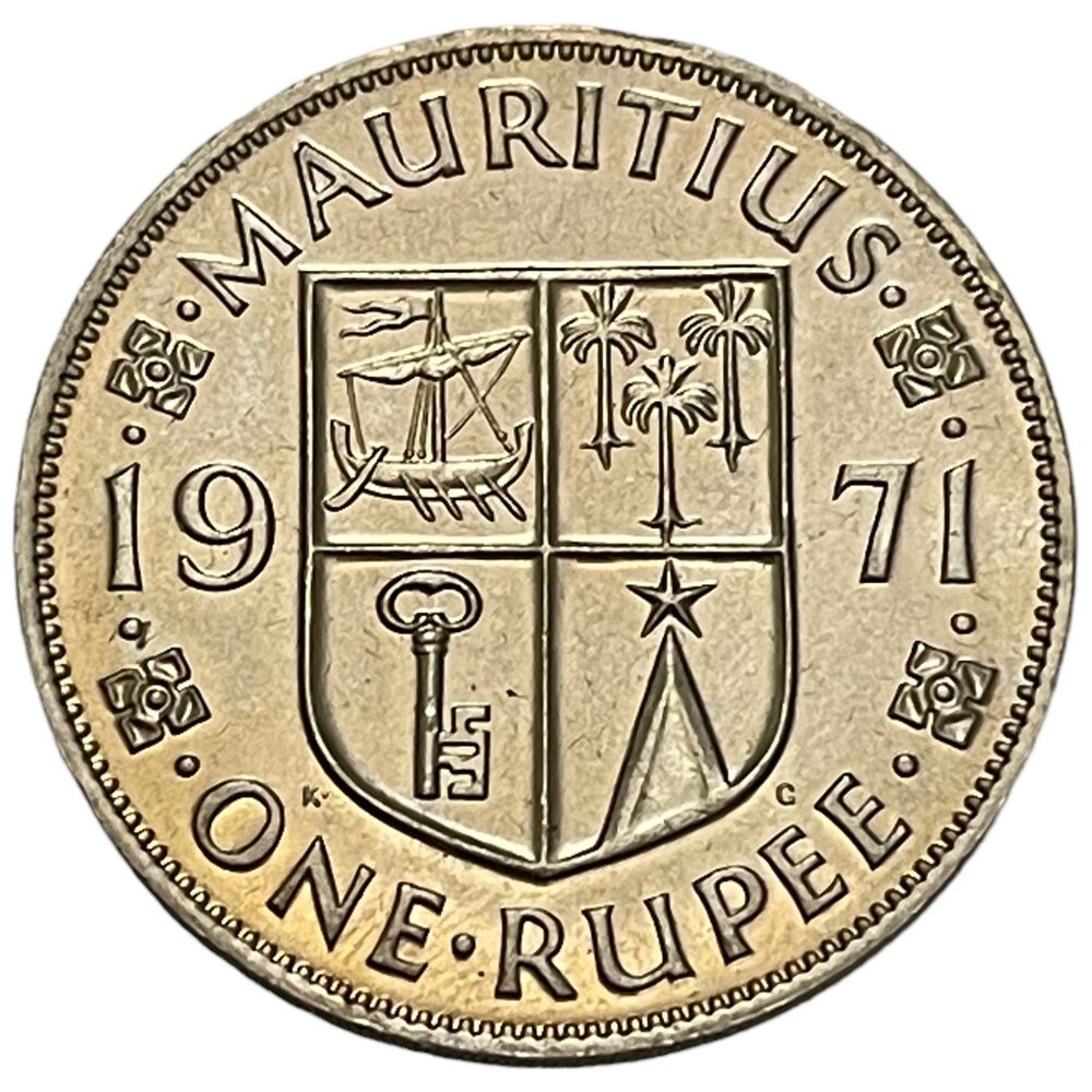 Маврикий 1 рупия 1971 г. (2)