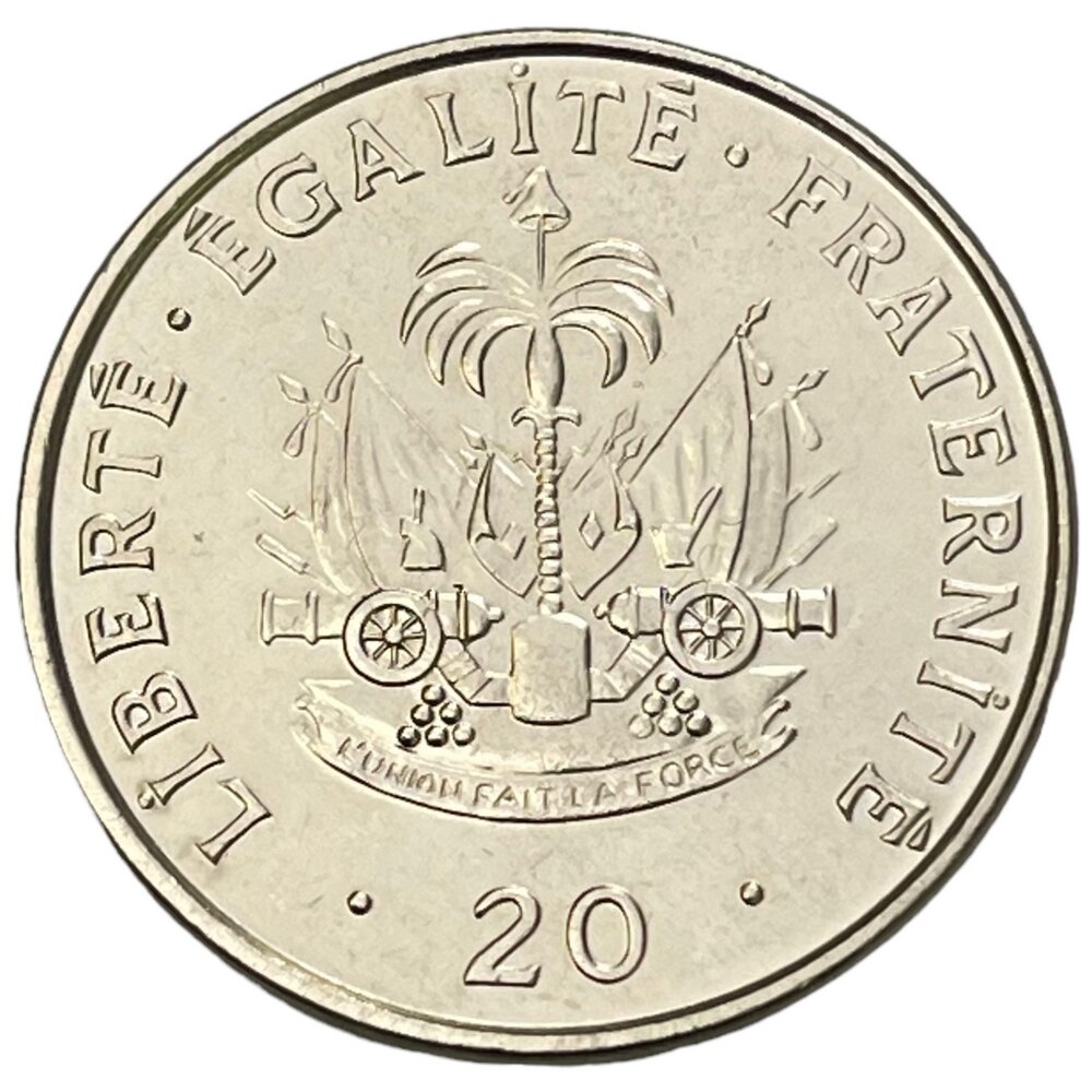 Гаити 20 сантимов 1995 г. (2)