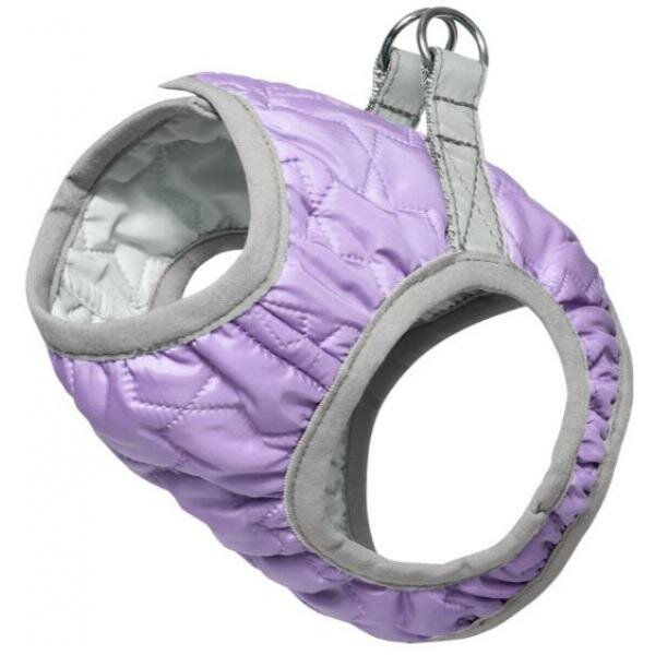 Triol Шлейка-жилетка мягкая утепленная сиреневая XS, обхват груди 32-35см