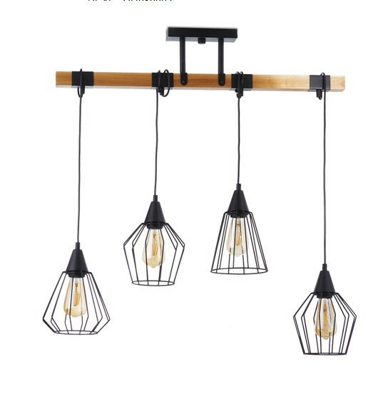 Подвес AURA S1902-4 BK+BK+BK