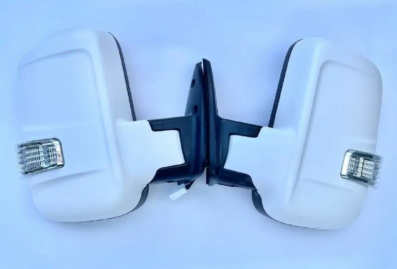 Зеркала заднего вида ГАЗель бизнес с повторителем электр. прив. к-т (лев+прав) белый