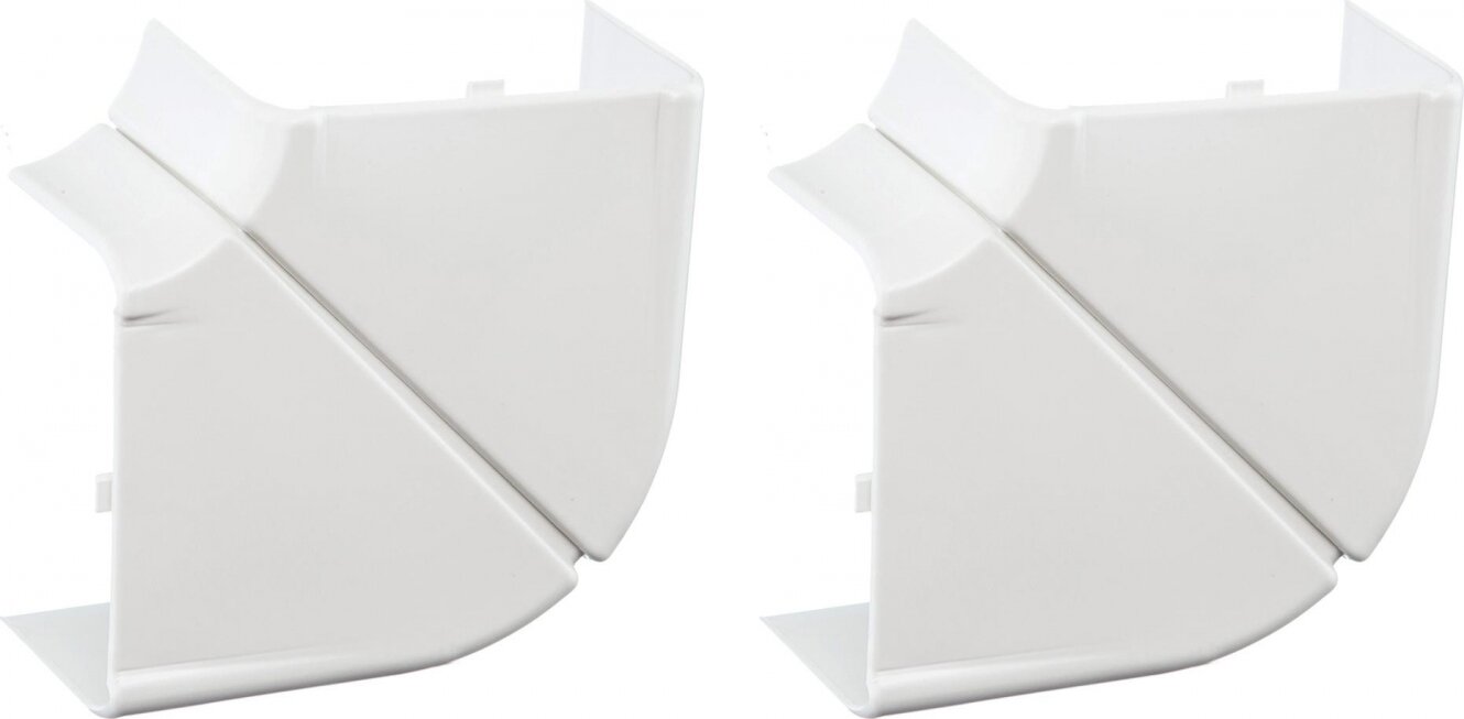 Плоский угол IEK Праймер 100x60 изменяемый белый (комплект из 2 шт.)