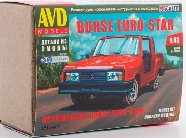 1517AVD AVD Models Автомобиль Bohse Euro-Star 1/43