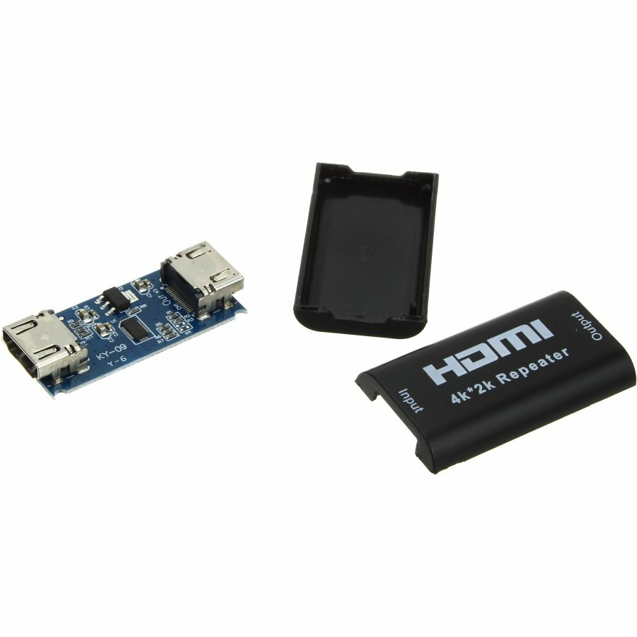 Переходник HDMI(G)-HDMI(G), усиление сигнала