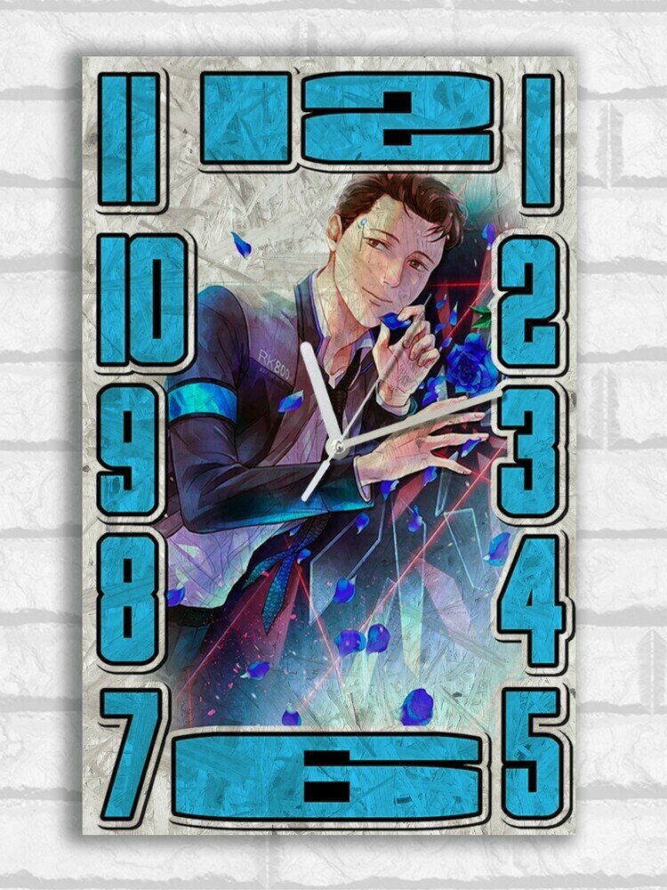 Настенные бесшумные часы ОСП, игра Detroit become human - 660