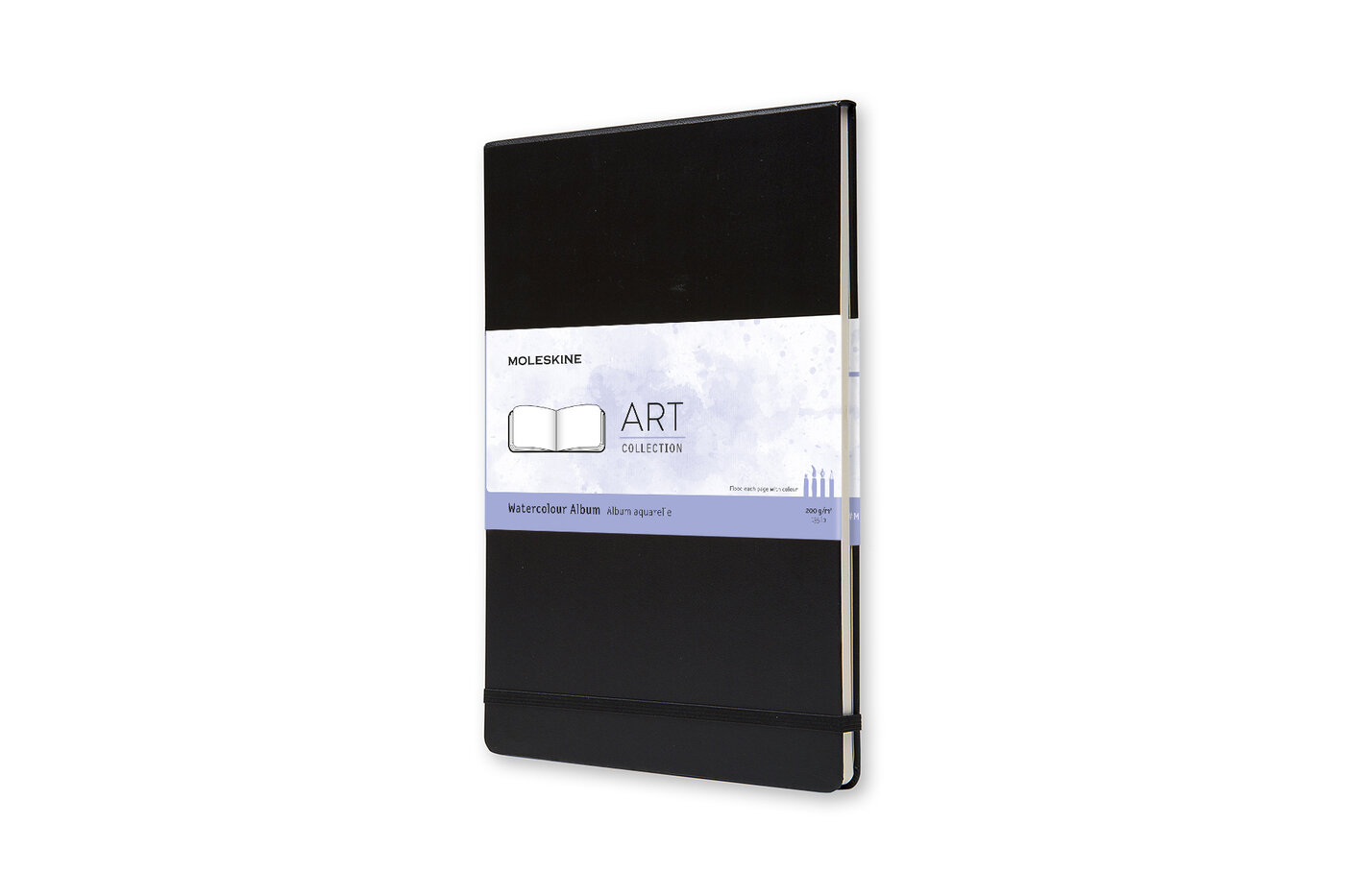Альбом Moleskine Watercolour (для акварели), А4, черный