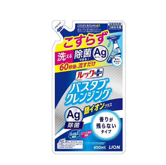 Lion Look Plus AG Чистящее средство для ванной комнаты быстрого действия с ионами серебра 450 мл запасной блок