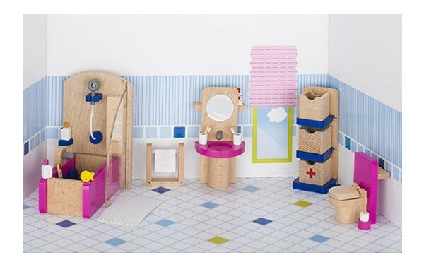 Мебель для кукол Ванная Goki