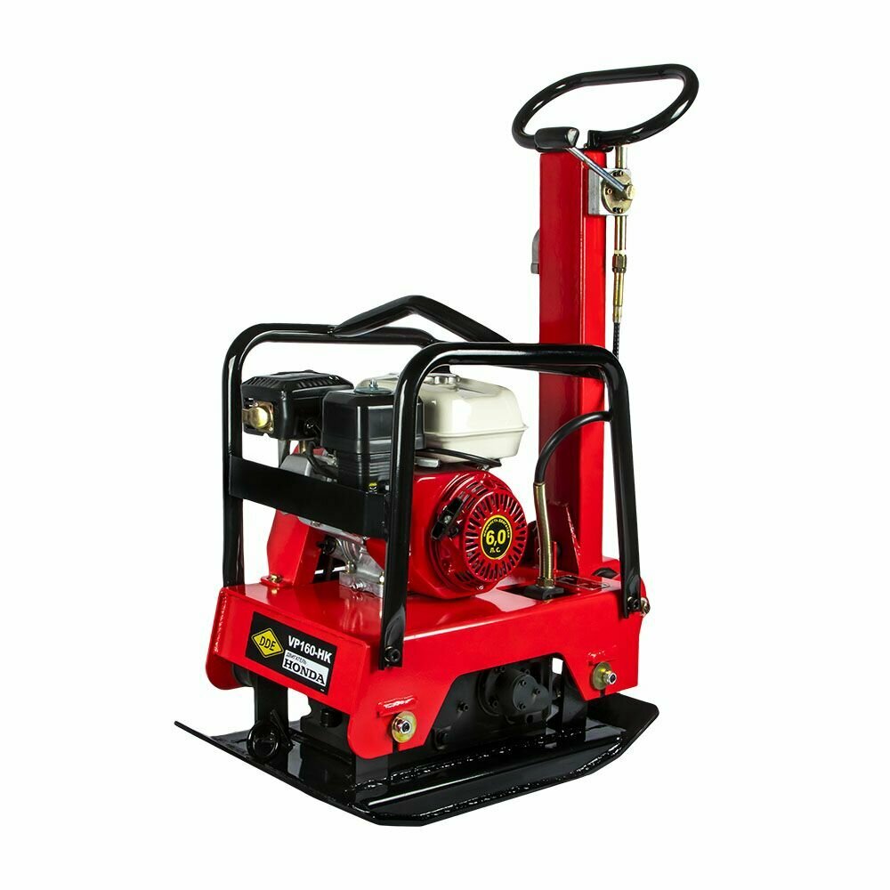 Виброплита реверсивная DDE VP160-HK (дв. Honda 6,5 л. с, плита 730 370 мм, до 570 кв. м/час, 165 кг, гл. упл. 50 см, колеса), шт