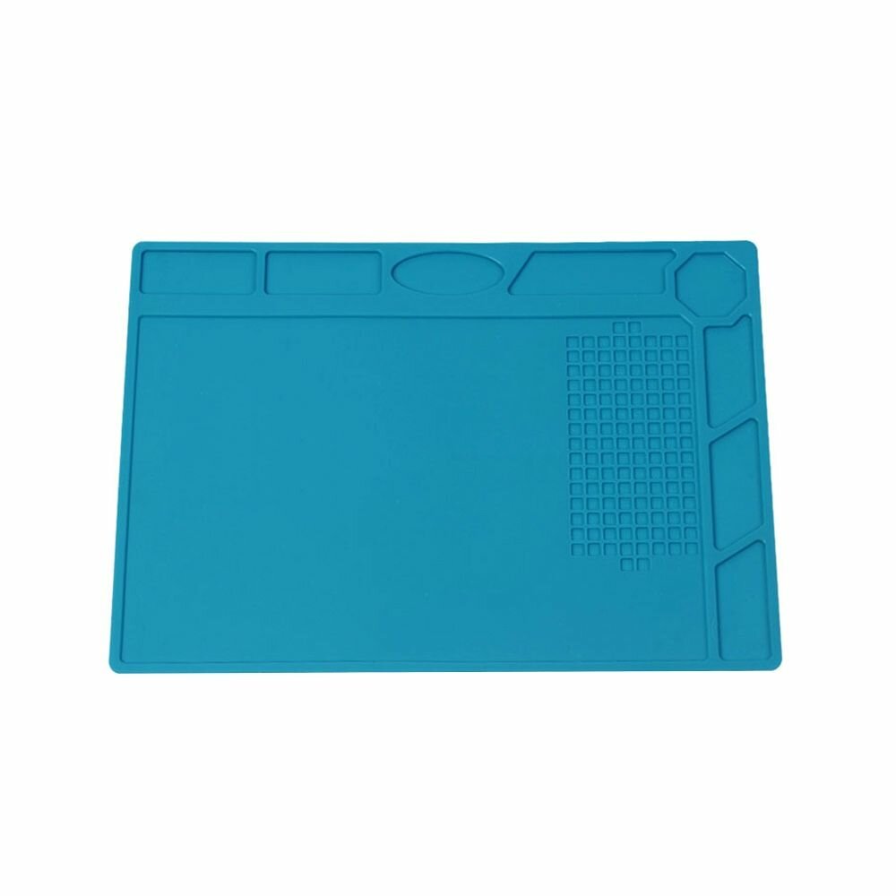 Жаростойкий антистатический коврик малый 23х32см синий