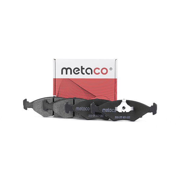 METACO 3000-375 (374698151 / 374698151A) колодки тормозные передние к-кт VW pointer / Golf (Гольф) br (2004-2009)