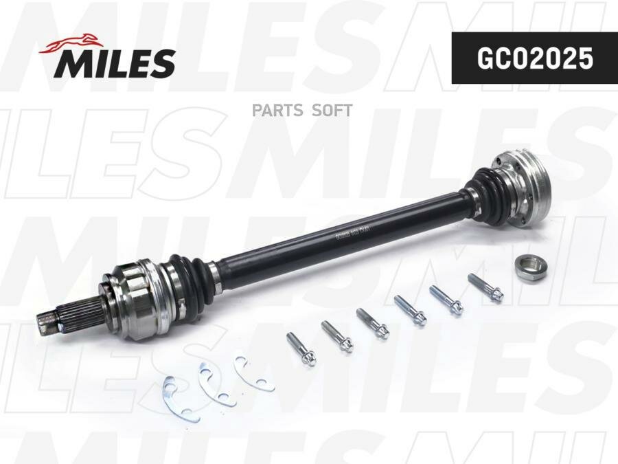 GC02025 MILES Привод в сборе BMW E90/E81/E87 2.5-3.0 05- прав.