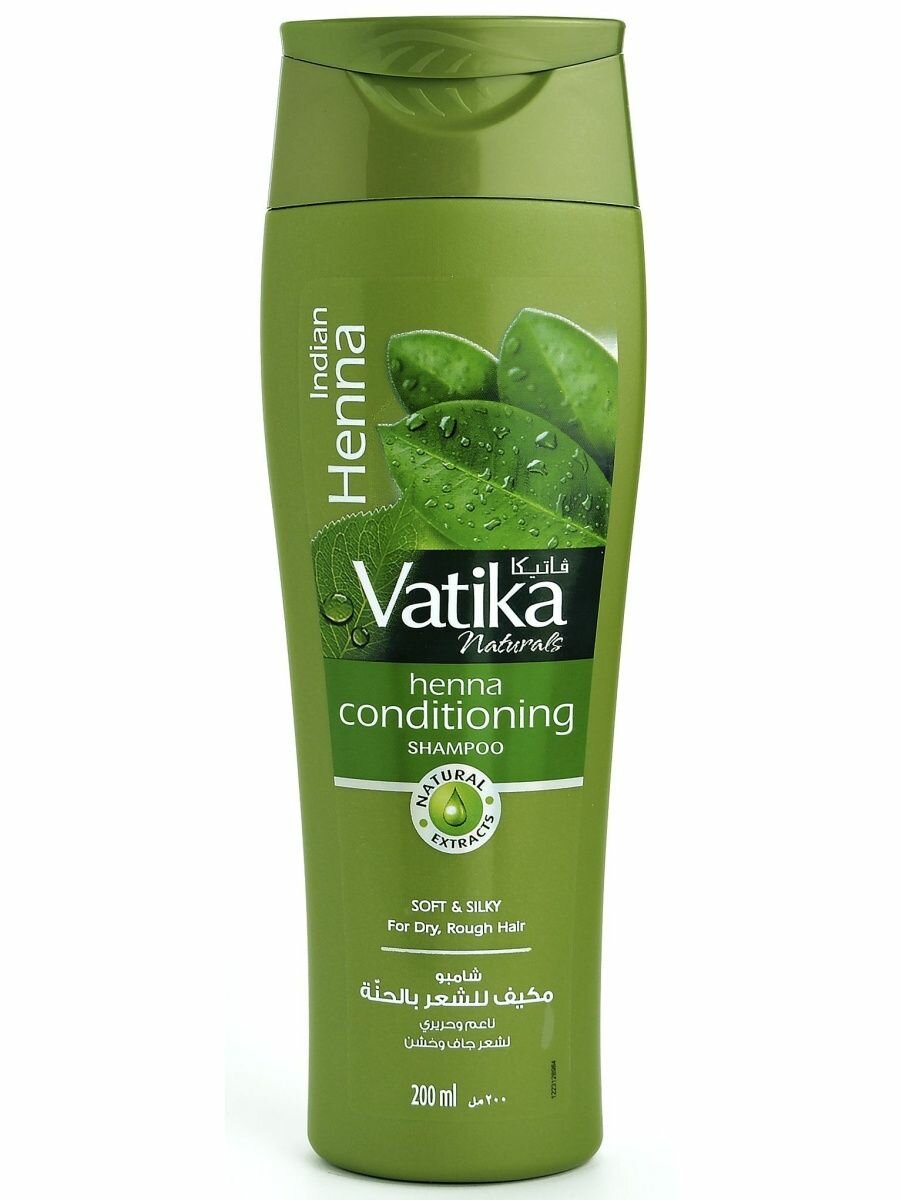 Vatika шампунь Henna Soft & Silky, 200 мл