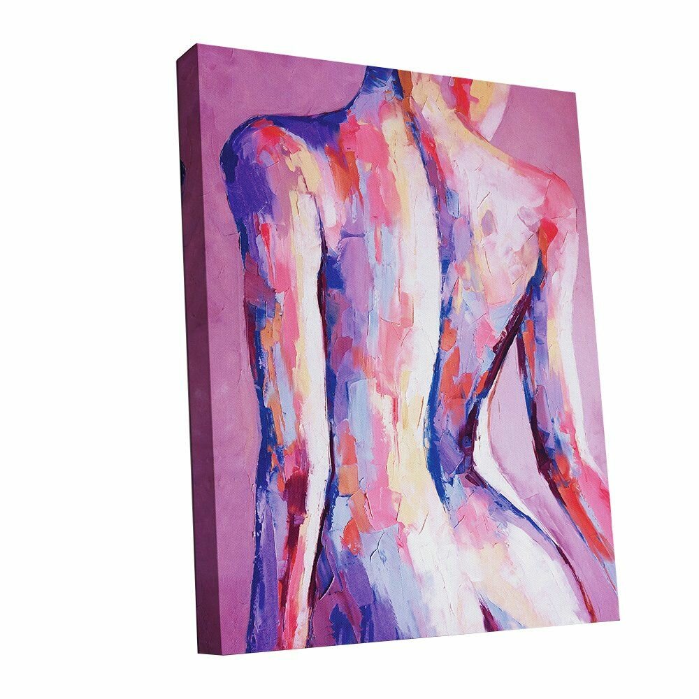 Картина на холсте "Силуэт девушки" 40*50 см