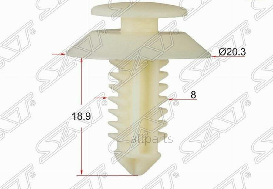 SAT ST-M10737 Клипса обшивки FORD (Продажа по 10шт)