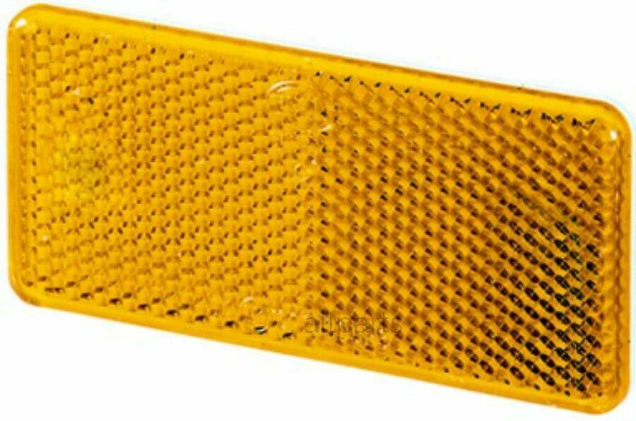 BEHR-HELLA 8RA003326041 световозвращатель ! желт. прямоуг. 44x94 приклеиваемый \Iveco, Kogel, Krone, Neoplan, Sch