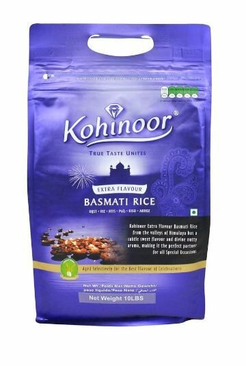 Kohinoor Рис индийский Басмати длиннозерный Kohinoor 5 кг