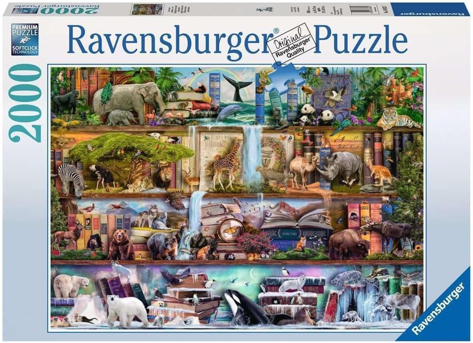 Пазл Ravensburger Полки Дикого королевства, 2000 дет. 16652