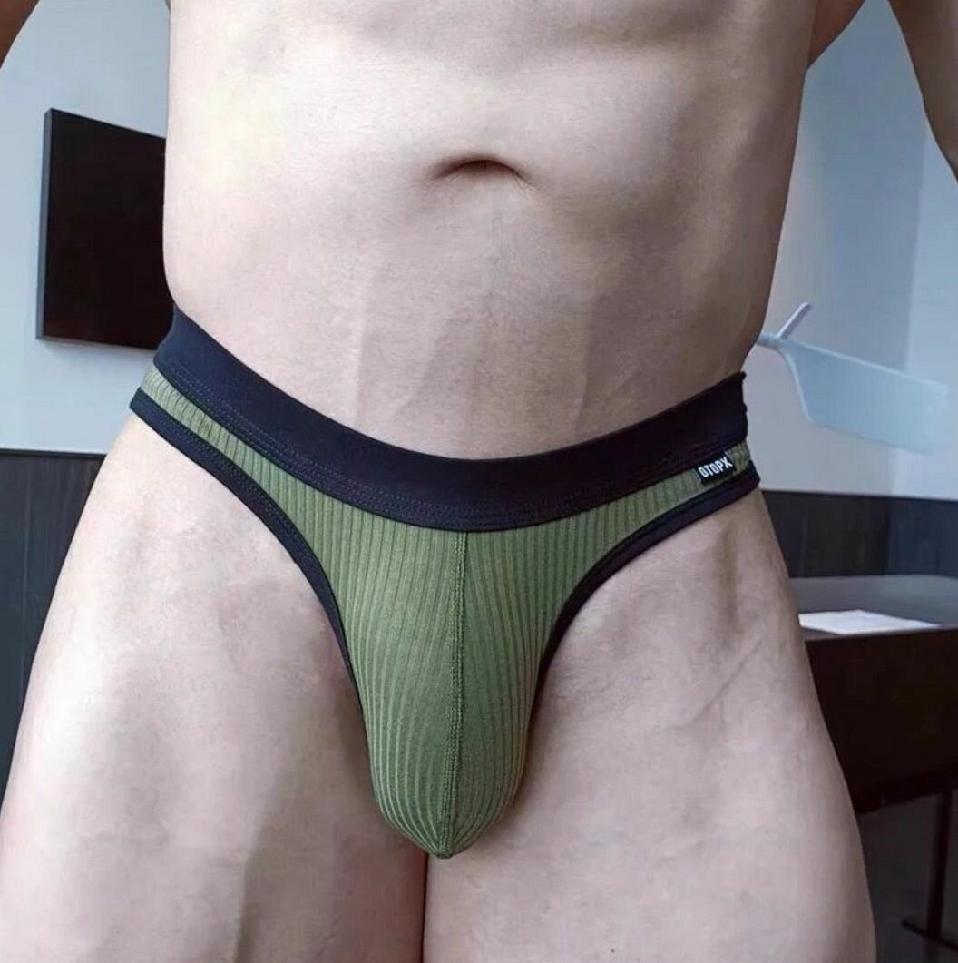 Трусы Мужские трусы-брифы в рубчик