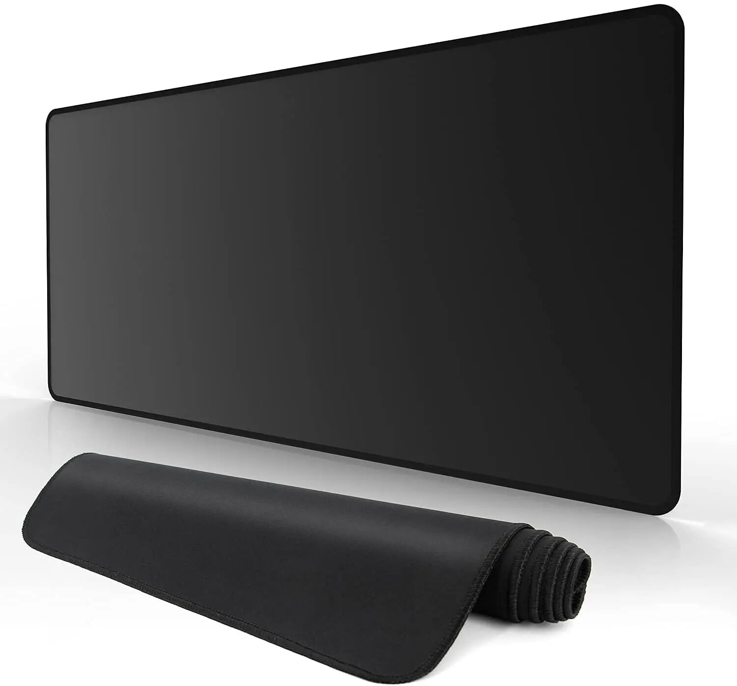 Большой черный резиновый коврик для мыши XXL 30x80 cm