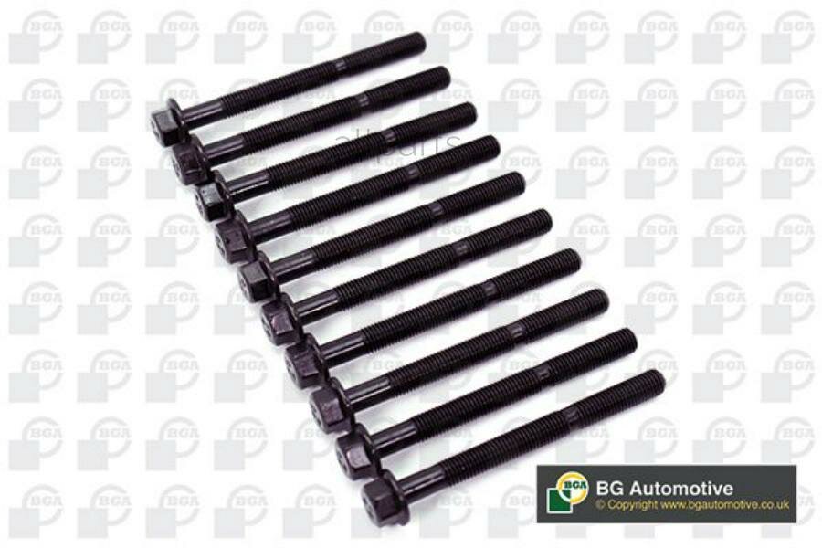 BGA BK6327 Комплект болтов ГБЦ FIAT 500, DOBLO, FIORINO, IDEA, PANDA, PALIO, PUNTO, UNO / FORD KA / LANCIA MUSA, YPSILON 10 0.8/1.4 74-18