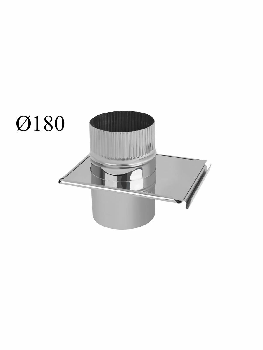 Шибер печной нержавейка ф180мм