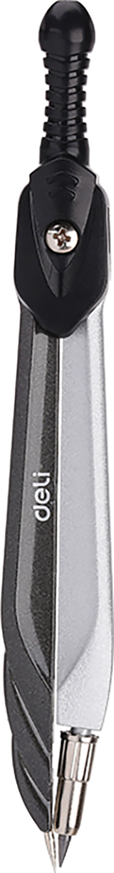 Циркуль "Deli" в комплекте: набор грифелей (EG20502(