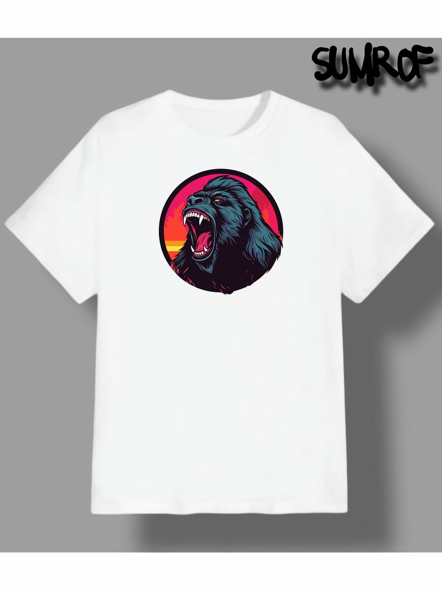 Футболка бешеная горилла