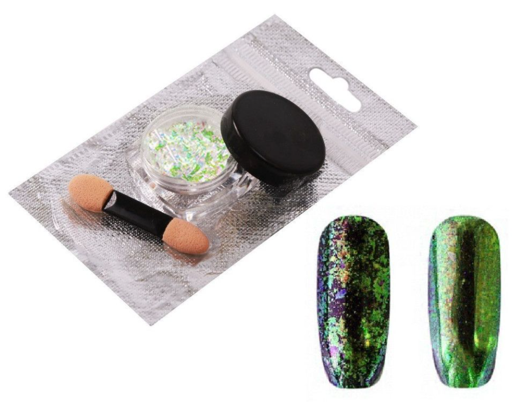 Втирка Nail Art Хлопья Юки, №118