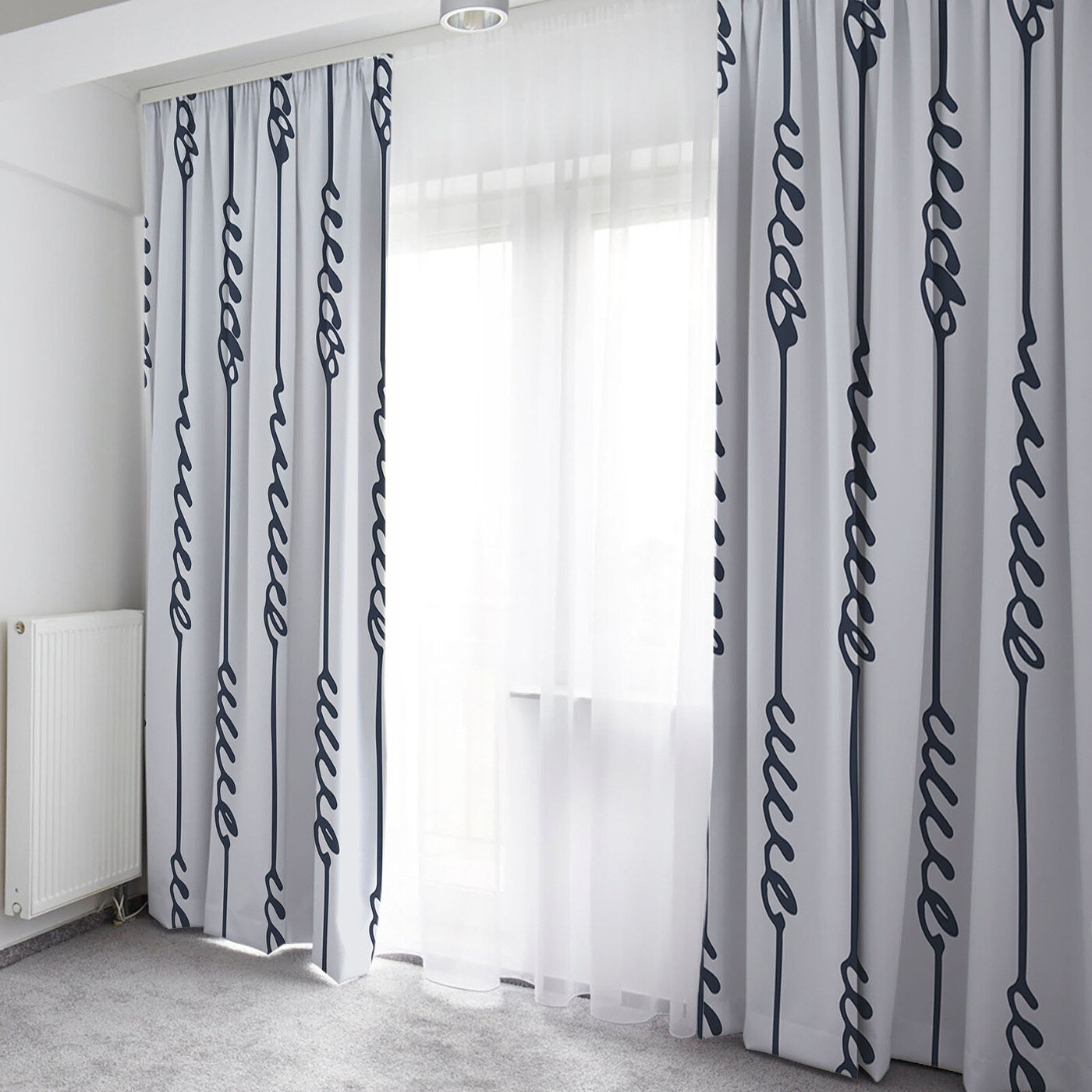 Шторы (фотошторы) из габардина, 290х240 см, Good Room