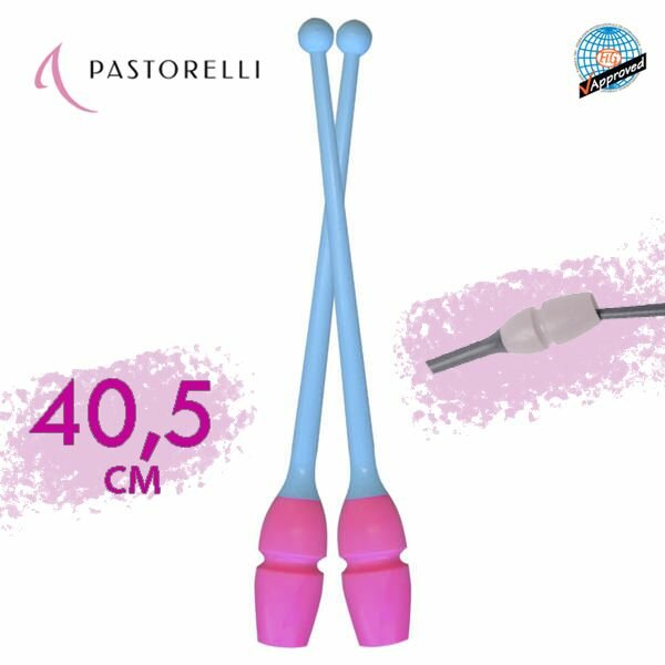 Булавы PASTORELLI 40,5см. 03403 Розово-голубой "MASHA" FIG