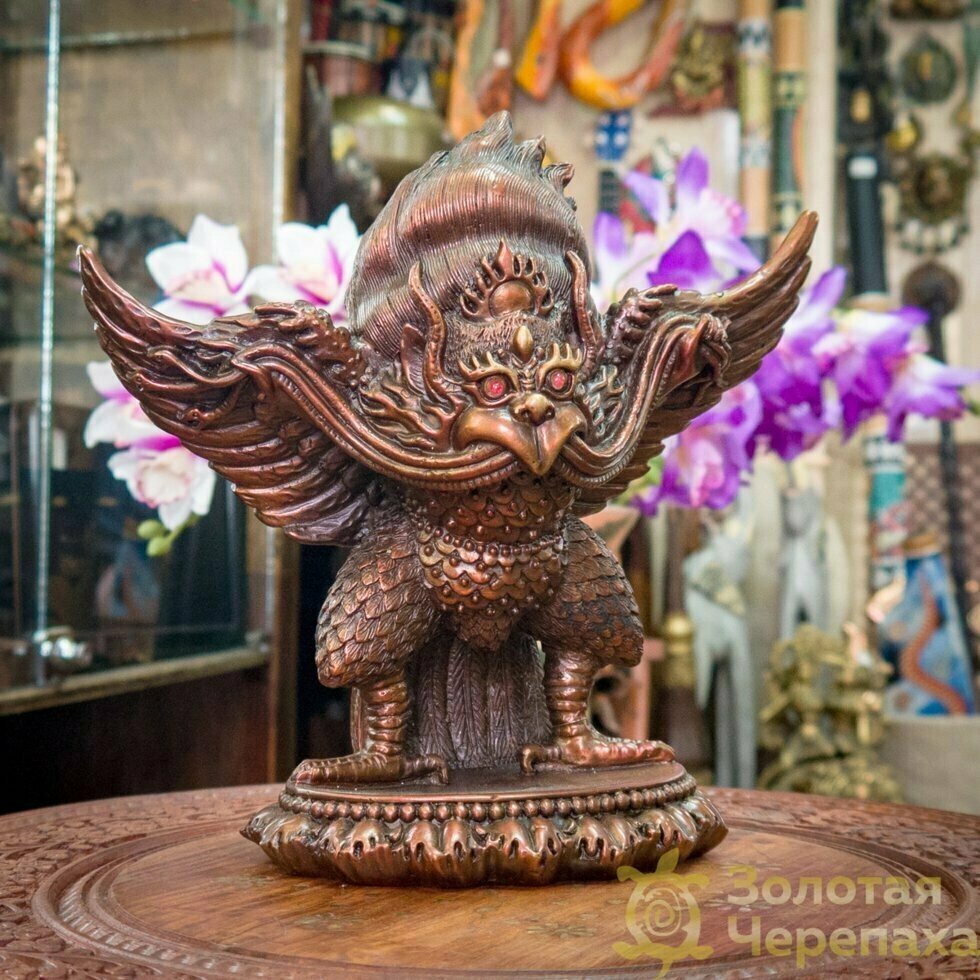 Статуэтка Гаруда, бронза (Китай), 11,3/23,7/23,6 см.