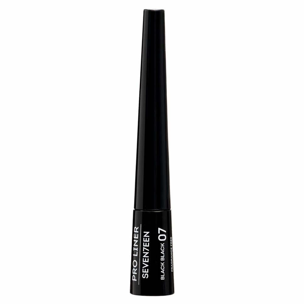 Тушь для ресниц Seventeen Make Up Proliner, Подводка для глаз с фетровой кисточкой, 07