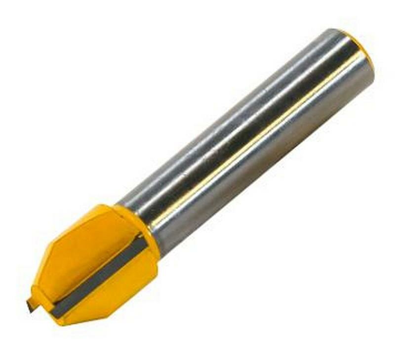 Фреза пазовая фасонная (11,9х13мм 30° хвостовик 8мм) по дереву Энкор (10512)