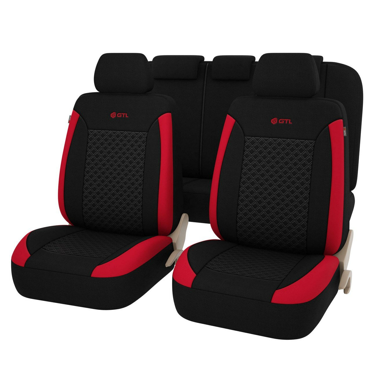 Чехлы PSV GTL Karat полиэстер вакуумная упаковка черно-красные