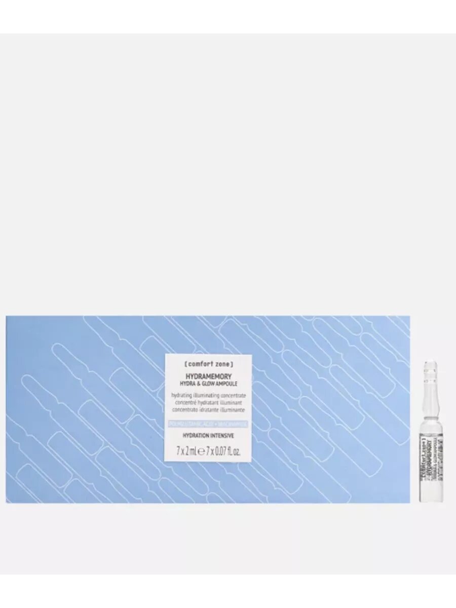 Ампулы для лица hydramemory hydra & glow ampoule