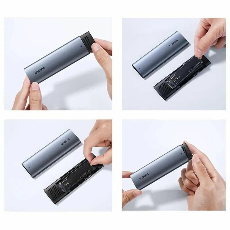 Бокс для накопителей M.2 Ugreen CM400 10903
