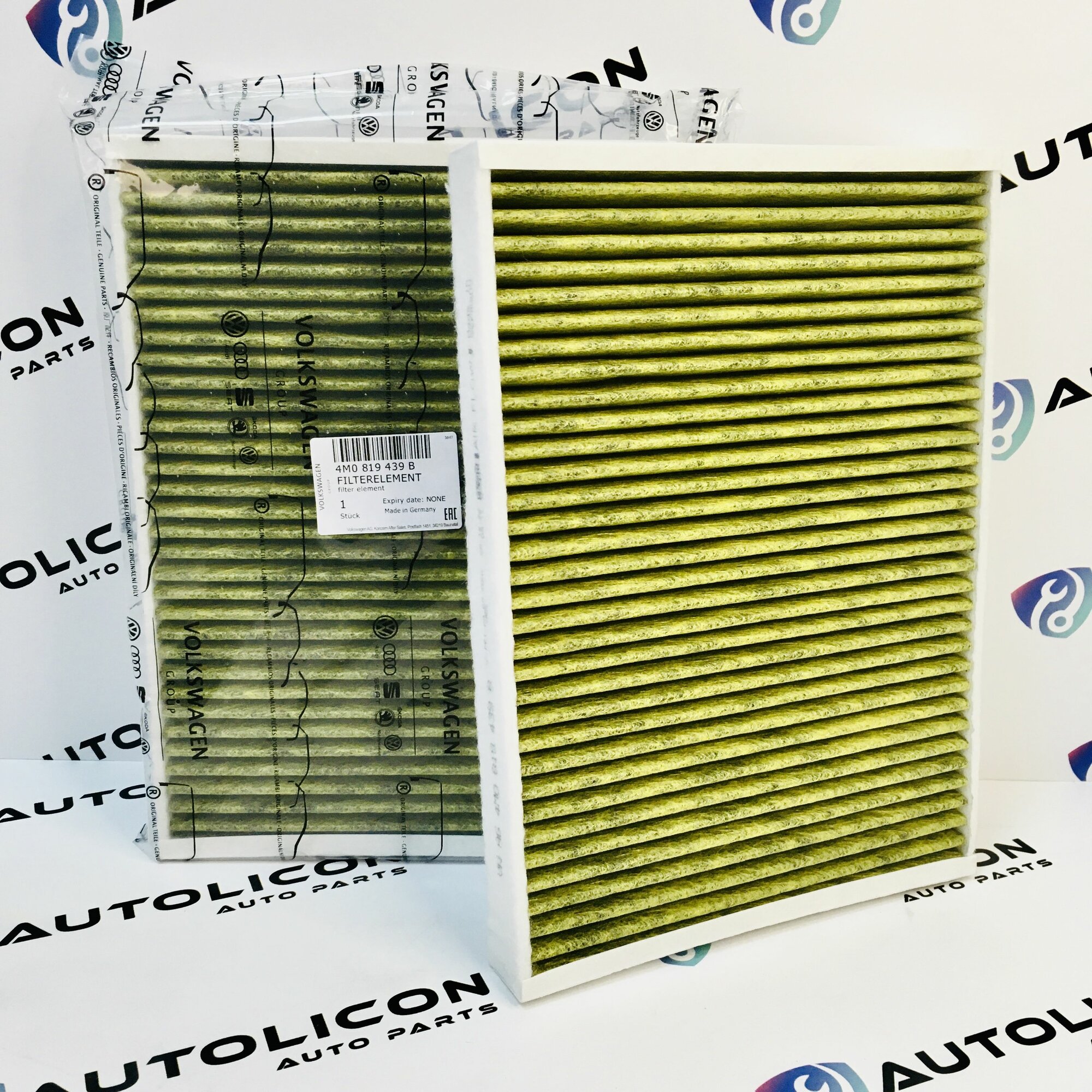 Фильтр салона антиаллергенный VAG 4M0819439B / Туарег 3 ауди Q7 А4 Кайен Touareg III, Audi Q5, Cayenne OEM: 4M0819439A 4M0819439B / MANN FP31003