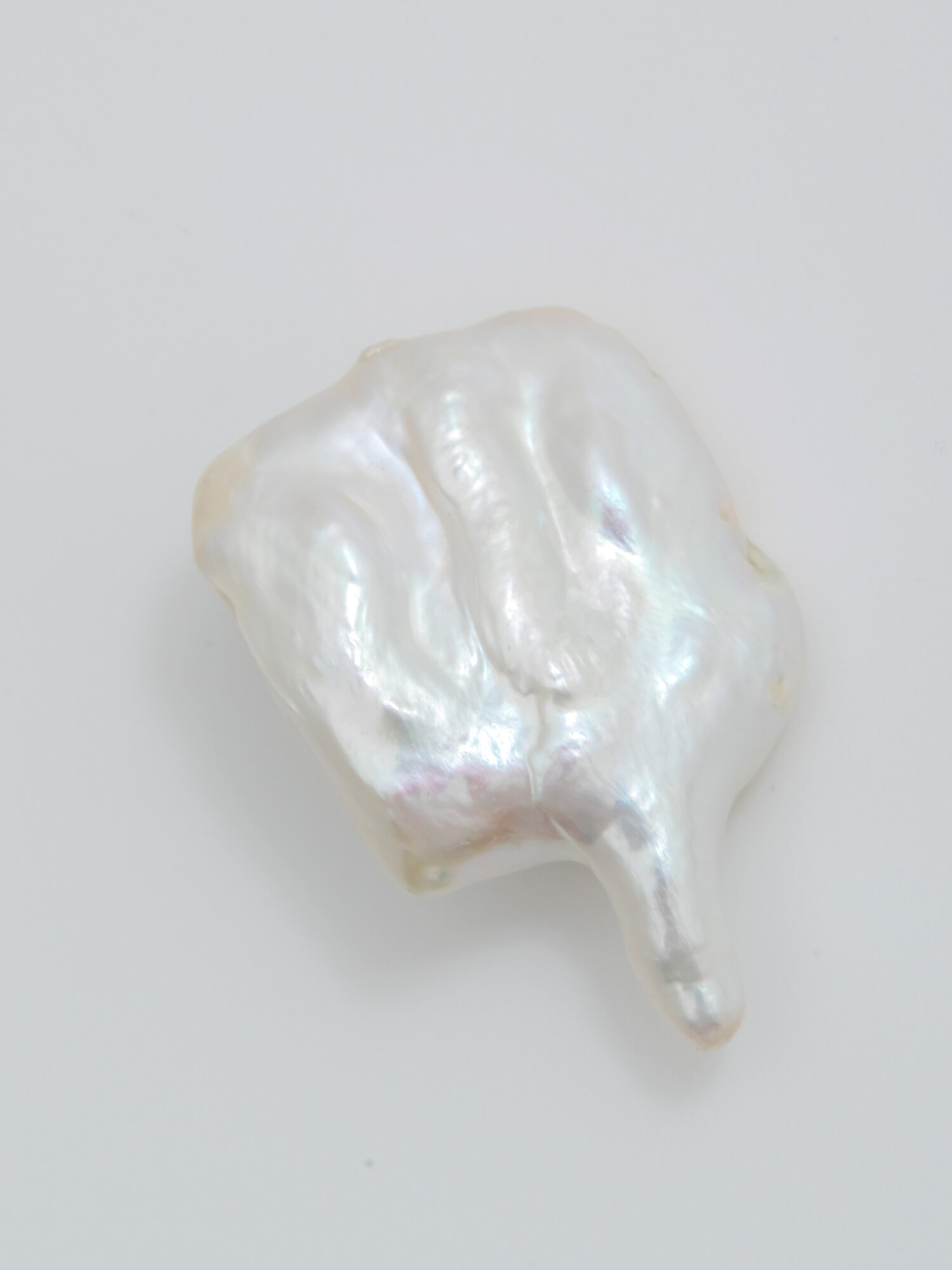 Брошь, жемчуг пресноводный культивированный, жемчуг пресноводный