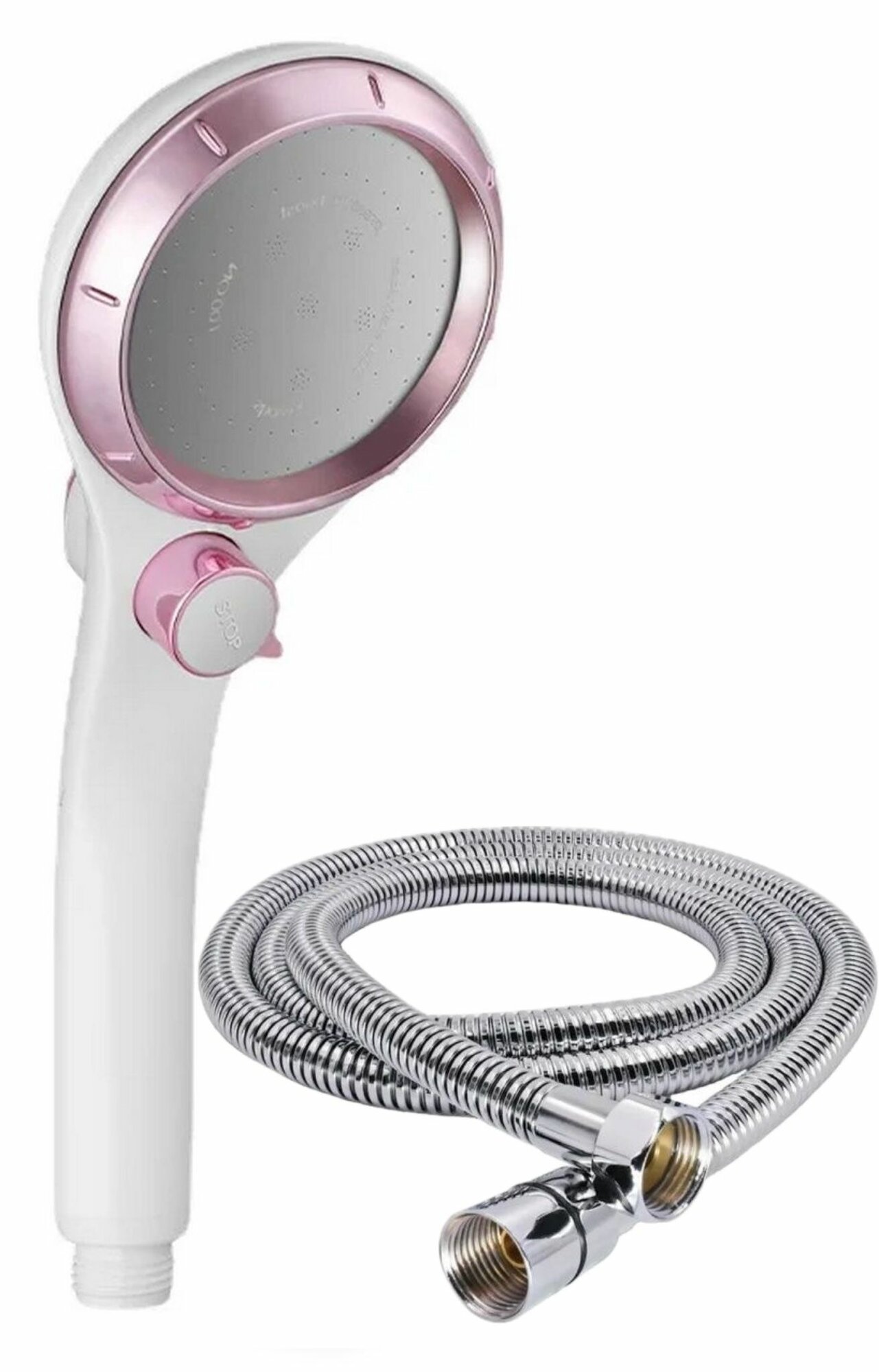 Лейка для душа регулируемая и шланг 1,5м. LUX набор