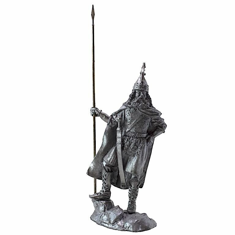 Оловянный солдатик Варвар 54 мм масштаб (6-7 см высота)