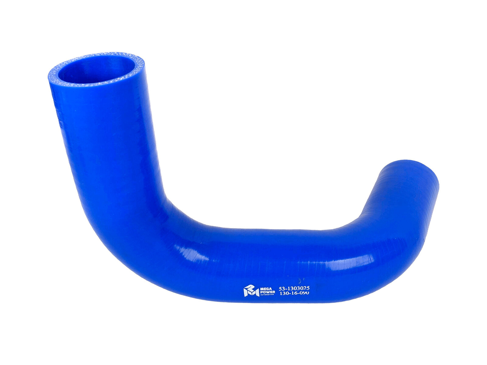 Патрубок радиатора ГАЗ-53 отводящий нижний синий