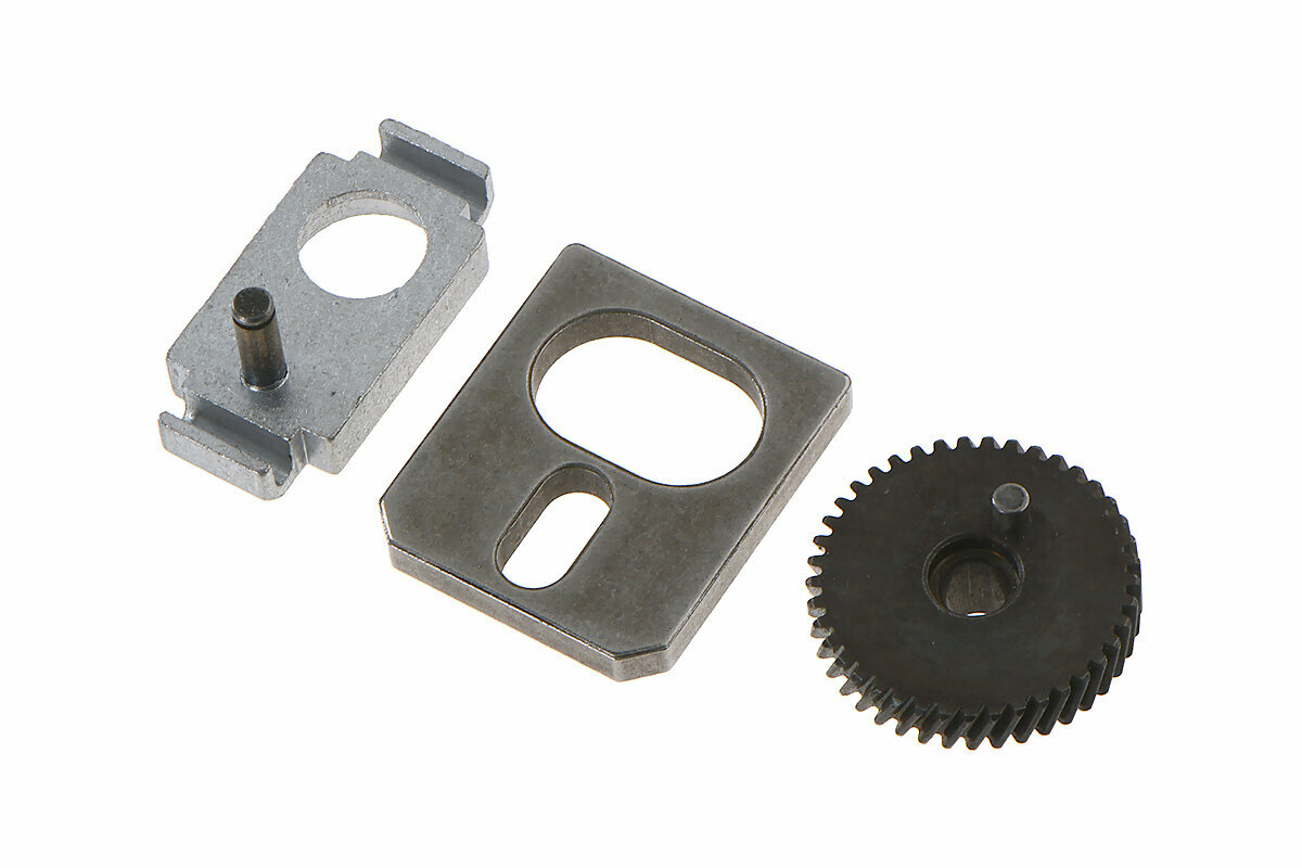 Промщит с кулисой и с колесом в сборе для лобзика ИНТЕРСКОЛ МП-85/700Э (s/n 556.****)