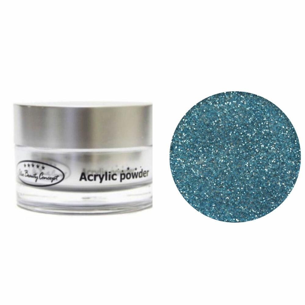 Alex Beauty Concept Цветная акриловая пудра, 5 гр, цвет синий 55404