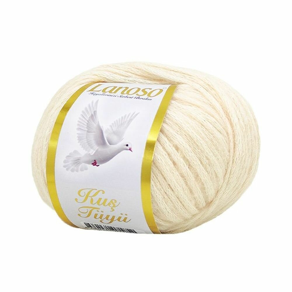 Пряжа Kus Tuyu Lanoso, св. персик - 937, 81% хлопок, 8% шерсть, 11% акрил, 10 мотков, 50 г, 85 м.