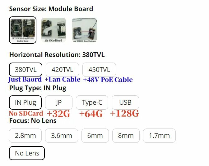IP-камера VOLDRELI 8MP, 450TVL, 2.8mm, USB — фото 1