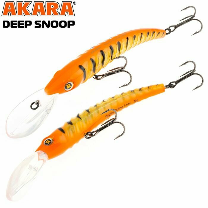Рыболовная приманка на судака, щуку, сома Воблер Akara Deep Snoop 120F 120мм. 20г. №A53