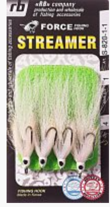 Набор стримеров RB (Русская Блесна) №1 FORSE S820-1-1 (4 шт)