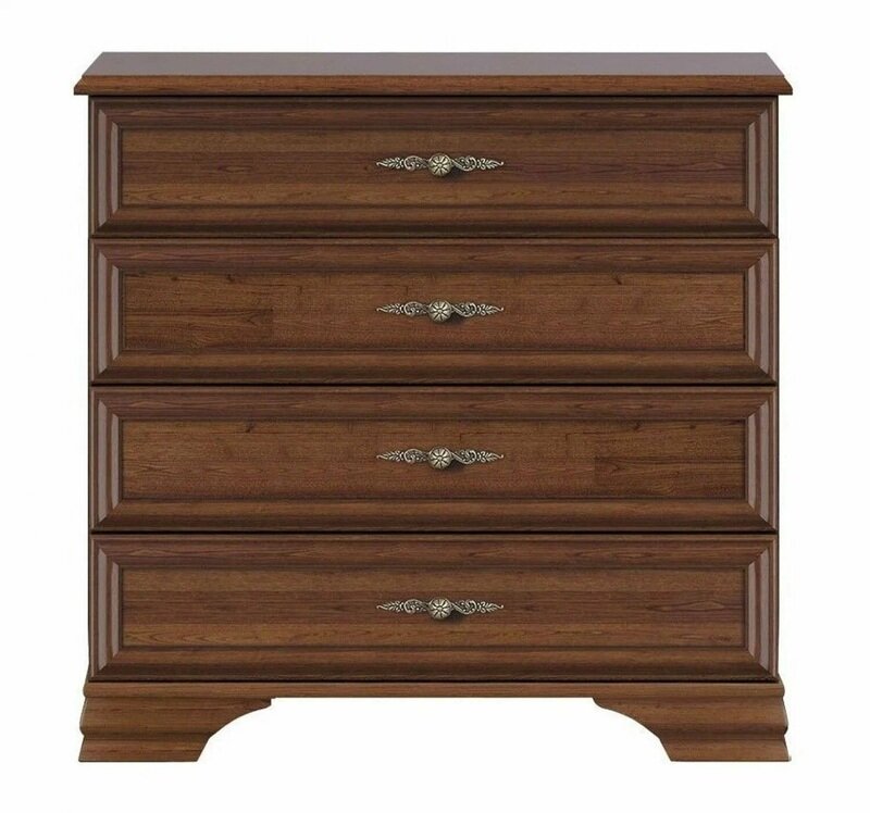 Комод БРВ мебель KENTAKI KOM4S Каштан