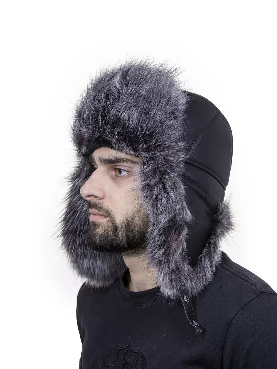 Шапка-ушанка для мужчин